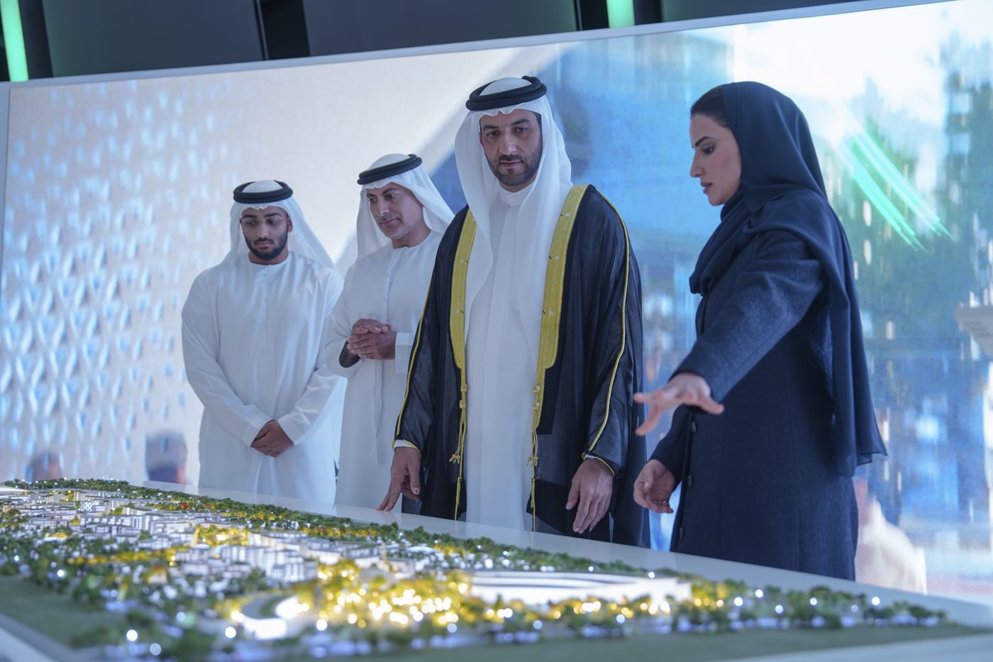 Sultan bin Ahmed Al Qasimi Attends Launch of Khalid bin Sultan City by ...