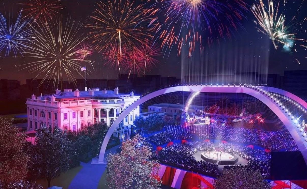 UFC Arena Planned for White House South Lawn for America 250 Event